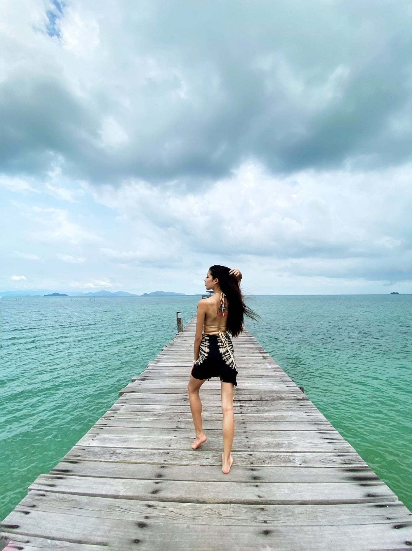 Shop Seashell Beach Boho Skirt- Tie dye mini wrap skirt - Summer mini ...